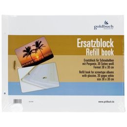 Goldbuch Ersatzblock 83 078 wei&szlig; 38x30 cm f&uuml;r Schraubalben 31x39cm
