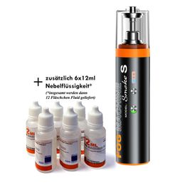 Lensgo SmokeS Fog Mashine Nebelmaschine SET + 6x12ml Nebel-Fl&uuml;ssigkeit