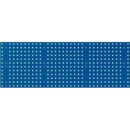 Bott Lochplatte Perfo 1300, Lochgr&ouml;&szlig;e 9,2 x 9,2 mm, B 1300 x T 13 x H 457 mm, Stahlblech pulverbeschichtet, enzianblau RAL 5010