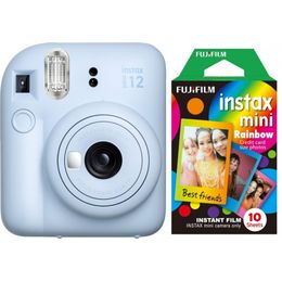 Fujifilm Instax Mini 12 pastel blue + Rainbow Film - Dealpreis