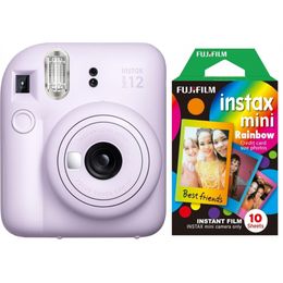 Fujifilm Instax Mini 12 lillac purple + Rainbow Film - Dealpreis