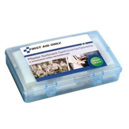 Pflastersortiment FIRST AID ONLY, 100-teilig, f&uuml;r Gastronomie und Gewerbe, in wiederverschlie&szlig;barer Box