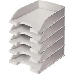 Leitz&reg; Ablagekorb Standard 5227, Kunststoff, 5 St&uuml;ck, grau