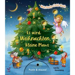 Esslinger Mein Puste-Licht-Buch: Es wird Weihnachten, kleine Maus