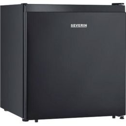 Severin Mini K&uuml;hlschrank KB 8879, Schwarz, Kunststoff, 45 l, K&auml;ltefach, 2 T&uuml;rf&auml;cher, 1 Glasablage, B 500 x H 445 x T 468 mm