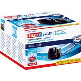 Tesafilm&reg; Tischabroller Easy Cut Compact, schwarz