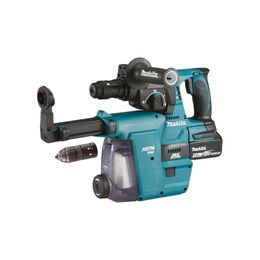 Makita DHR243RTJW Akku-Kombihammer SDS-PLUS, 18V / 5 Ah, mit Staubabsaugung, zwei Akkus und Ladeger&auml;t)