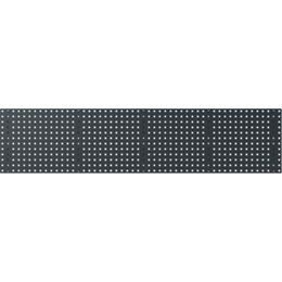 Bott Lochplatte Perfo XL, Lochgr&ouml;&szlig;e 9,2 x 9,2 mm, B 1981 x T 13 x H 457 mm, Stahlblech pulverbeschichtet, anthrazitgrau RAL 7016