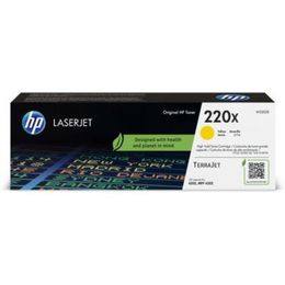 HP 220X Original LaserJet Tonerkartusche, Gelb, ca. 5.500 Seiten, hohe Reichweite, TerraJet Technologie, f&uuml;r HP Color LaserJet Pro und Enterprise