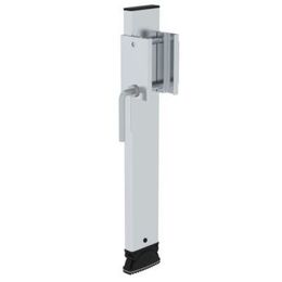 Munk Holmverl&auml;ngerung f&uuml;r Leitern, h&ouml;henverstellbar bis 375 mm, passend f&uuml;r Holmh&ouml;he 85 mm, inklusive Heftnieten, silber