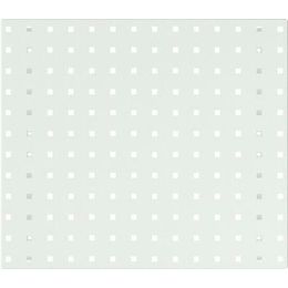 Bott Lochplatte Perfo 525, Lochgr&ouml;&szlig;e 9,2 x 9,2 mm, B 525 x T 13 x H 457 mm, Stahlblech pulverbeschichtet, lichtgrau RAL 7035