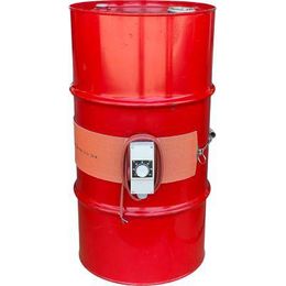 Kuhlmann Fass-Heizg&uuml;rtel, analog, f&uuml;r 50-l-Stahlf&auml;sser, 500 W, 0-120 &deg;C, IP54, B 1030 x T 3 x H 115 mm, Silikon, rot