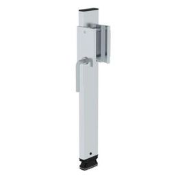Munk Holmverl&auml;ngerung f&uuml;r Leitern, h&ouml;henverstellbar bis 375 mm, passend f&uuml;r Holmh&ouml;he 73 mm, inklusive Heftnieten, silber