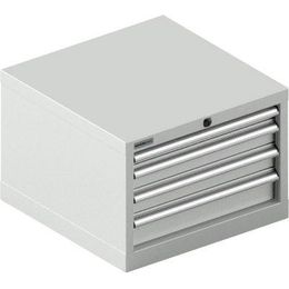 Sch&auml;fer Shop Sch&auml;fer Shop Select Schubladenschrank 27-27, 4 Sch&uuml;be, bis 75 kg, B 564 x T 572 x H 400 mm, lichtgrau/lichtgrau
