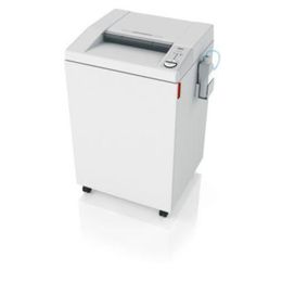 IDEAL Aktenvernichter 4005 SMC, Minischnitt 0,8 x 5 mm, P-7, 165 l, 11-12 Blatt Schnittleistung, &Ouml;ler, mit Rollen, Blauer Engel, grau