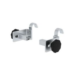 Munk Kopfsicherung f&uuml;r Anlegeleitern, werkzeuglose Verschraubung, kompatibel mit Sprossen- & Stufenl&ouml;chern, 2 St&uuml;ck, &oslash; 36 mm