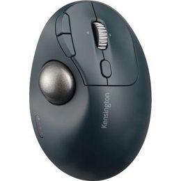 Trackball Kensington Pro Fit&trade; Ergo TB550, ergonomisch, kabellos, wiederaufladbarer Akku, 7 Tasten und 4D-Scrollrad, 400/800/1200/1600 dpi, PCR, grau-blau