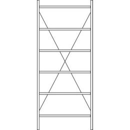 Sch&auml;fer Shop Fachbodenregal SSI Sch&auml;fer R3000, Grundregal, B 1055 x T 300 mm, Fachlast 100 kg