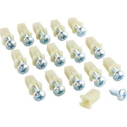 Spreizmutterset f&uuml;r Sch&auml;fer Shop Pure Lochw&auml;nde AST31, 16-teilig, Tragkraft bis 5 kg pro St&uuml;ck, Metall und Kunststoff