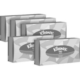 Kosmetikt&uuml;cher Kleenex&reg; 8815, 2-lagig, weich und saugstark, 100 % Frischfaser aus FSC&reg;-zertifiziertem Holz, wei&szlig;, 5 Boxen mit jeweils 100 T&uuml;chern