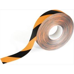 Bodenmarkierungsband Durable, zweifarbig, selbstklebend, 30 m L&auml;nge, schwarz/gelb