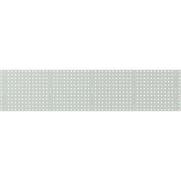Bott Lochplatte Perfo XL, Lochgr&ouml;&szlig;e 9,2 x 9,2 mm, B 1981 x T 13 x H 457 mm, Stahlblech pulverbeschichtet, lichtgrau RAL 7035
