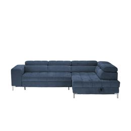 Ecksofa mit verstellbaren Kopfst&uuml;tzen Arte blau Ma&szlig;e (cm): B: 284 H: 97 T: 200.0 Sofas > Sofas nach Material > Stoffsofas &raquo; Sofa DE