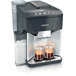 Siemens Kaffeevollautomat TQ513D01 EQ.500 integral, f&uuml;r Bohnen, 1500 W, bis 1,9 l/270 g, Milchaufsch&auml;umer, inkl. Zubeh&ouml;r, silber-schwarz