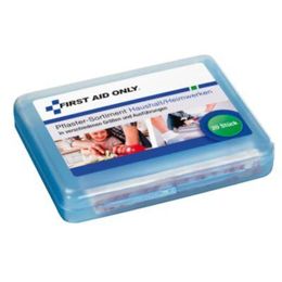 Pflastersortiment FIRST AID ONLY, 22-teilig, f&uuml;r Haushalt und Heimwerken, in wiederverschlie&szlig;barer Box