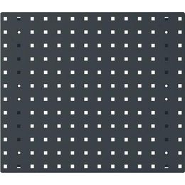 Bott Lochplatte Perfo 525, Lochgr&ouml;&szlig;e 9,2 x 9,2 mm, B 525 x T 13 x H 457 mm, Stahlblech pulverbeschichtet, anthrazitgrau RAL 7016