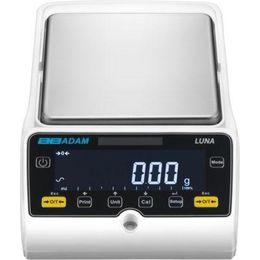 Pr&auml;zisionswaage ae ADAM Luna LTP LTB 6002e, ungeeicht, externe Kalibrierung, Ablesbarkeit 0,01 g/W&auml;gebereich bis 6 kg, RS-232/USB, LC-Display