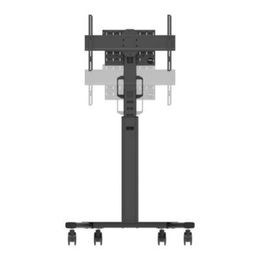 Mobiler Monitorst&auml;nder Neomounts by NewStar FL50S-825BL1 MOVE Up, f&uuml;r 1 Display bis 75"/70 kg, h&ouml;henverstellbar, Kabelkanal, Hardwarefach, schwarz