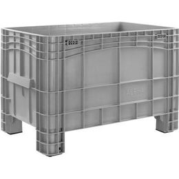 Stapel- und Transportgro&szlig;beh&auml;lter 285 L, H 1040 x B 640 x H 670 mm, Lebensmittelecht, von -40&deg;C bis +60&deg;C, 4 Standf&uuml;&szlig;e