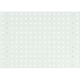 Bott Lochplatte Perfo 650, Lochgr&ouml;&szlig;e 9,2 x 9,2 mm, B 650 x T 13 x H 457 mm, Stahlblech pulverbeschichtet, lichtgrau RAL 7035