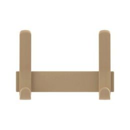Wandgarderobe Functionals JUST 20 Clay Beige, 4 Haken, bis 10 kg, Aluminium und Kunststoff, beige