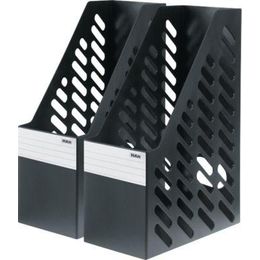 HAN Stehsammler, Breite 115 mm, Kunststoff, 2 St&uuml;ck, schwarz
