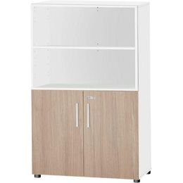 Sch&auml;fer Shop Sch&auml;fer Shop Select Kombischrank SET UP, 4 OH, B 800 x T 420 x H 1514 mm, wei&szlig;/eiche