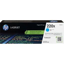 HP 220X Original LaserJet Tonerkartusche, Cyan, ca. 5.500 Seiten, hohe Reichweite, TerraJet Technologie f&uuml;r HP Color LaserJet Pro und Enterprise