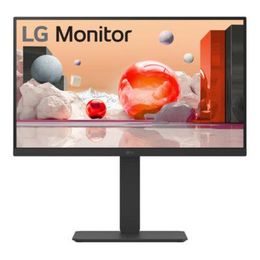 LG IPS-Monitor 24BA650-B, 23,8&rdquo;, 1920 x 1080 Full HD, HDMI/USB/DisplayPort, h&ouml;henverstell-, neig-, schwenk- und drehbar, schwarz