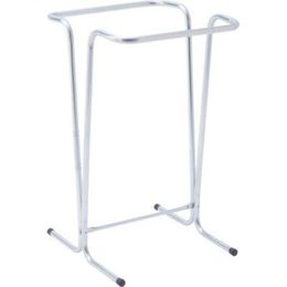 M&uuml;llsacktr&auml;ger Mottez, f&uuml;r M&uuml;lls&auml;cke mit Volumen 100/110 l, station&auml;r, B 450 x T 460 x H 750 mm, Stahlrohr verzinkt, verzinkt