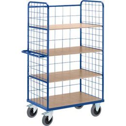 ROLLCART Gitter-Etagenwagen, L1200 x B800 mm