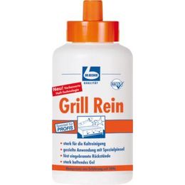 Grillreiniger Dr. Becher, gegen Verkrustungen, Fett- und Bratr&uuml;ckst&auml;nde, Kaltreinigung, 1 l in Flasche mit Spezialpinsel