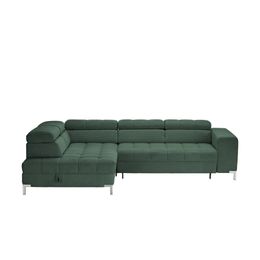 Ecksofa mit verstellbaren Kopfst&uuml;tzen Arte gr&uuml;n Ma&szlig;e (cm): B: 284 H: 97 T: 200.0 Sofas > Sofas nach Material > Stoffsofas &raquo; Sofa DE