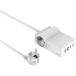 4smarts USB-C/A Steckdosenleiste Desk GaN 65W