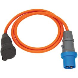 Fa.Brennenstuhl Adapterkabel CEE Stecker / Schuko Kupplung mit LED Spannungsanzeige, 1,5 m