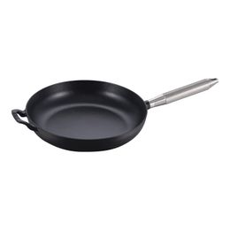 Staub Pans Bratpfanne Buster+Punch 28 cm, rund, Schwarz, Gusseisen