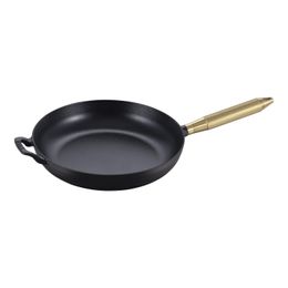 Staub Pans Bratpfanne Buster+Punch 28 cm, rund, Schwarz, Gusseisen