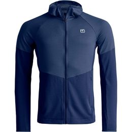 Ortovox - Fleece Light Grid Hoodie Herren deep ocean 249582_1268