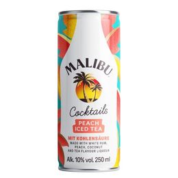 Malibu Cocktails Peach Iced Tea (10 % vol 0,25 Liter)