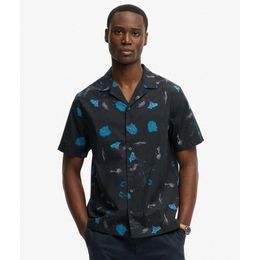 Superdry Herren Kurzarmhemd mit Cabana-print Black - Gr&ouml;&szlig;e: M 1041009000234K8Y002
